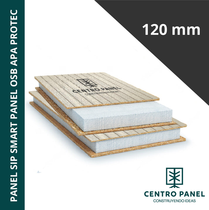 Panel SIP SMART PANEL OSB APA PROTEC 120 mm – Centropanel