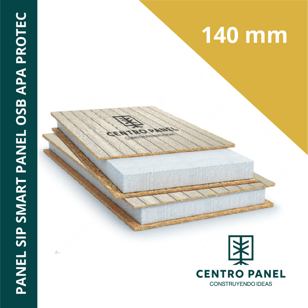 Panel SIP SMART PANEL OSB APA PROTEC 140 mm – Centropanel