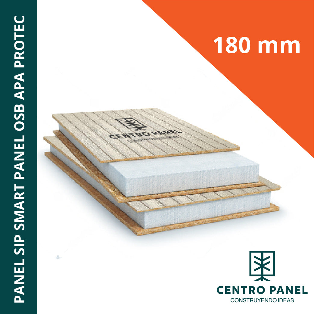 Panel SIP SMART PANEL OSB APA PROTEC 180 mm – Centropanel